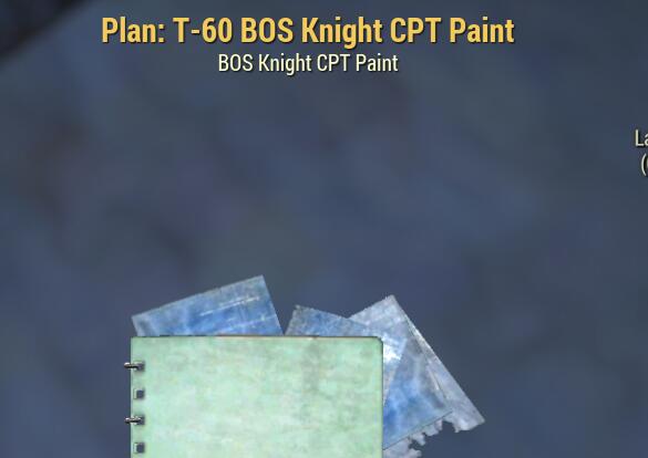 Plan:T60 BOS Knight CPT Paint