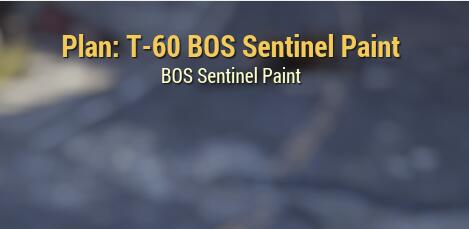 Plan:T60 BOS Sentinel Paint